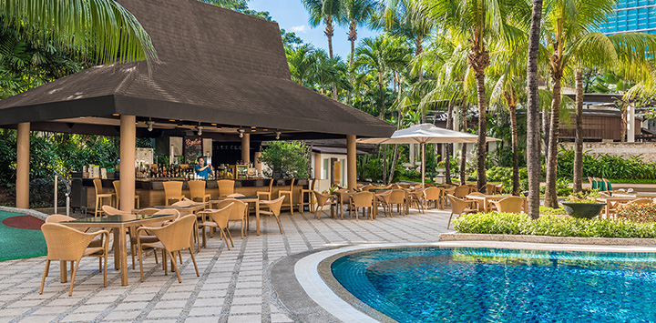 Restaurant Pool Bar : International | Edsa Shangri-La Manila