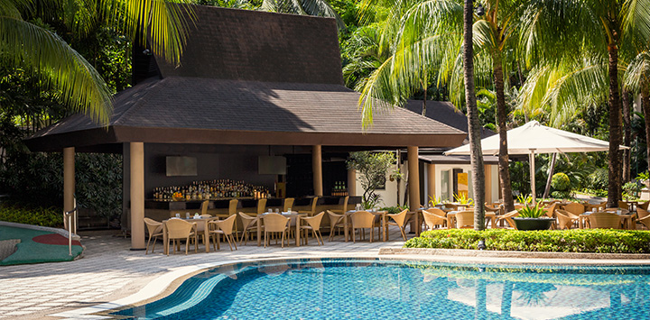 Restaurant Pool Bar : International | Edsa Shangri-La Manila